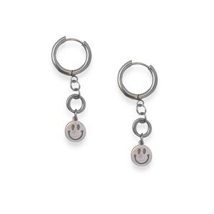 Accessories | Smiley Face Dangle Drop Earrings For Men Women Punk Hip ...